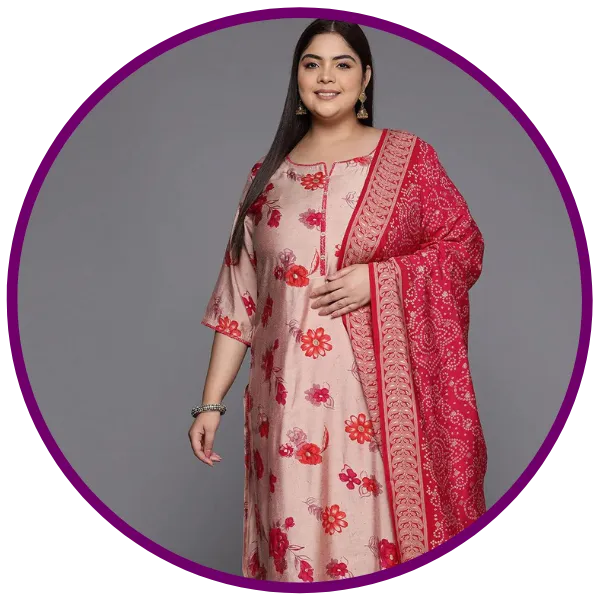 Plus Size Indian Clothes - Memsaab